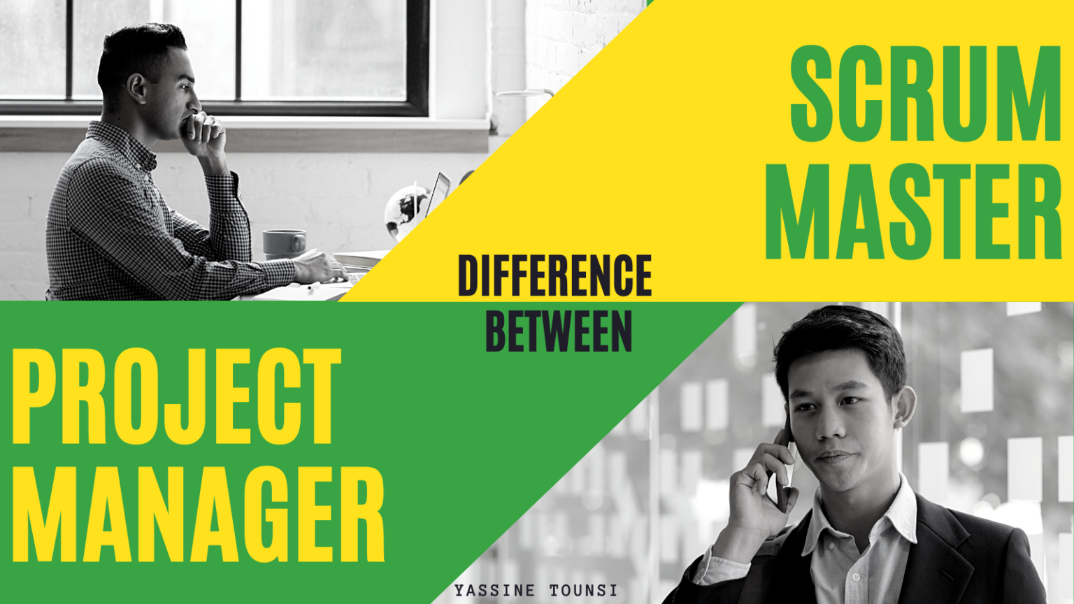 The Difference between a Scrum Master and a Project Manager - Yassine Tounsi