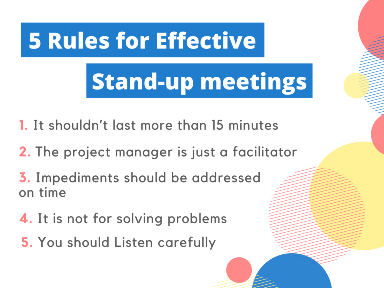 5 Rules for Effective Stand-up Meetings - Yassine Tounsi