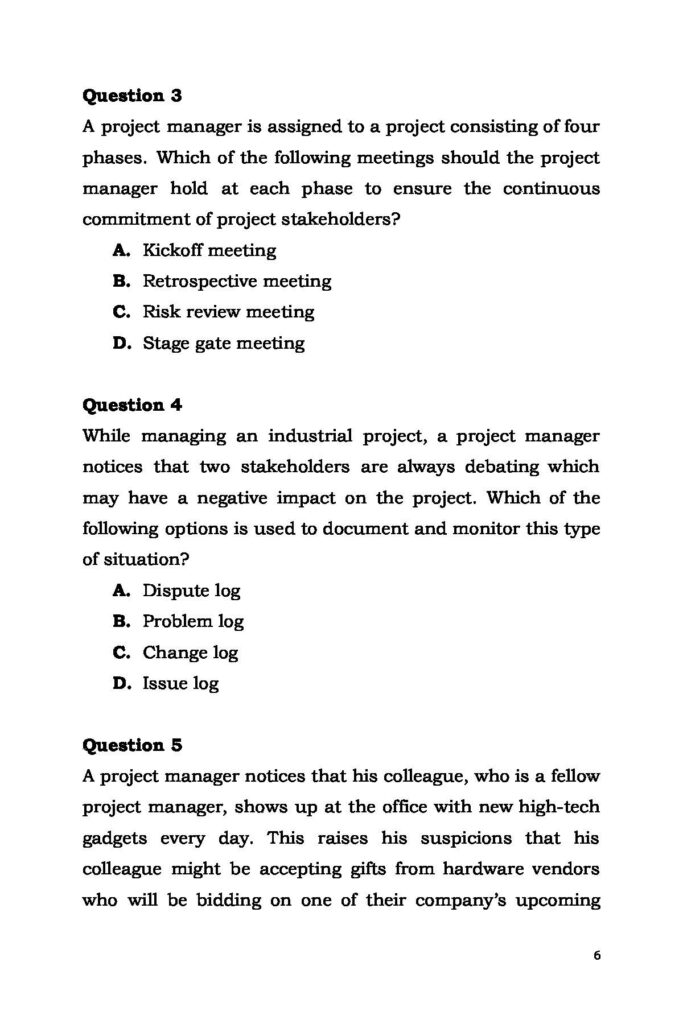 CAPM Mock Practice Tests – Yassine Tounsi